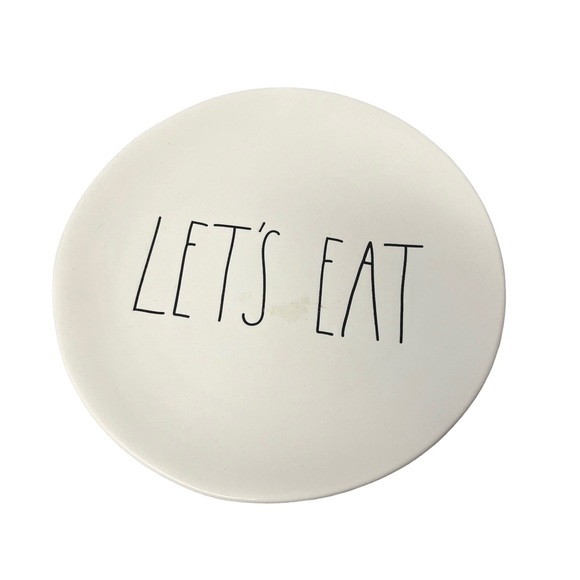 Rae Dunn | Dining | Rae Dunn 8 Lets Eat Plate | Poshmark